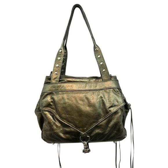 Botkier | Bags | Botkier Golden Pewter Leather Satchel | Poshmark